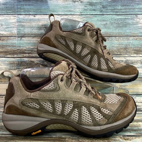 Merrell | Shoes | Merrell Siren Ventilator Brown Hiking Shoe Vibram ...